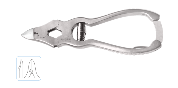 Double Action Nail Clipper Curved Barrel Spring 12cm – PodiMe Foot Care